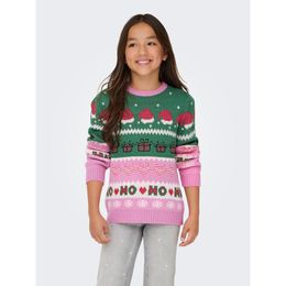 Kids Only M&auml;dchen KIDS Only Weihnachtspullover &raquo;KOGHOHO XMAS LS PULLOVER KNT&laquo; 158/164