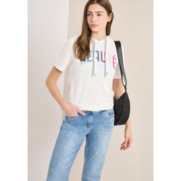 Cecil Damen Kurzarmshirt mit Letter-Print XS (36)