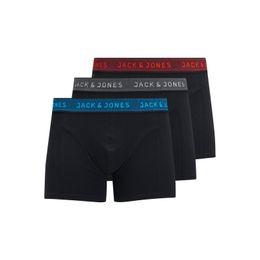 Jack & Jones Jack & Jones Junior Herren Trunk &raquo;JACWAISTBAND TRUNKS 3 PAC&laquo; Packung, 3 Stk. grau 128, 3 Stk.