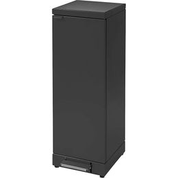 Wertstoffsammler Bica Advanced, Volumen 65 l, mit Pedal, schwarz kaiserkraft