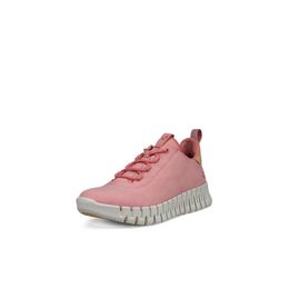Ecco Damen Slip-On Sneaker &raquo;GRUUV W&laquo; , Schlupfschuh, Freizeitschuh, Halbschuh mit elastischen Schn&uuml;rsenkeln rosa 37