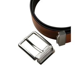 Jack & Jones Jack & Jones Herren Lederg&uuml;rtel &raquo;JACGARDA REVERSIBLE BELT NOOS&laquo; braun