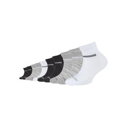 Camano Herren Sneakersocken &raquo;mesh ventilation&laquo; 10 Paar tlg. Mesh-Bel&uuml;ftung f&uuml;r perfektes Fu&szlig;klima bei jeder Aktivit&auml;t schwarz 23-26