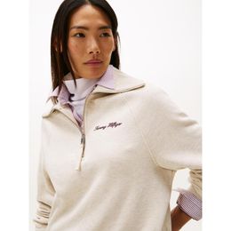 Tommy Hilfiger Damen Sweatshirt &raquo;CLASSIC SCRIPT FLEECE HALF-ZIP&laquo; XXXL(46)
