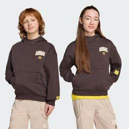 adidas Sportswear Sweatshirt 'The Simpsons' Jungen Gr&ouml;&szlig;e 140 t&uuml;rkis / schoko / gelb / wei&szlig;