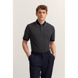 Bugatti Herren Bugatti Poloshirt &raquo;Modern Fit&laquo; mit Rauten-Muster L