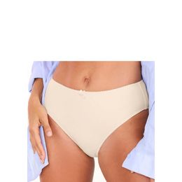 Nuance Damen Slip hoch geschnittener Slip aus Baumwolle braun 36/38