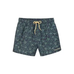 Bruno Banani Herren Badeshorts mit Animalprint blau S (46/48), N-Gr