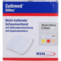 Cutimed Siltec Schaumverb.20x20 cm nicht haftend 5 St