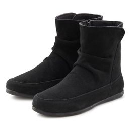 Vivance Damen Stiefelette &raquo;Stiefel, Boots&laquo; aus hochwertigem Leder mit Rei&szlig;verschluss schwarz 38