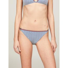 Tommy Hilfiger Swimwear Damen Bikini-Hose &raquo;STRING BIKINI PRINT&laquo; mit Streifenmuster blau XL (42/44), N-Gr