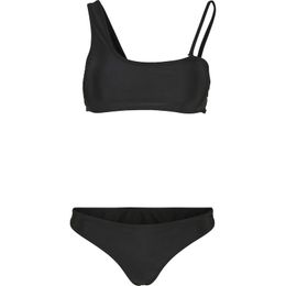 Urban Classics Damen Urban Classics B&uuml;gel-Tankini &raquo; Damen Ladies Recycled Asymmetric Tank Top Bikini&laquo; M, N-Gr