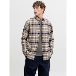 Jack & Jones Jack & Jones Herren Langarmhemd &raquo;JPRBLUBARKLEY FLANNEL X-MAS L/S SHIRT CH&laquo; XS, N-Gr