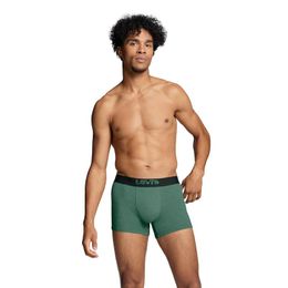 Levi's Levi's Herren Boxershorts &raquo;LEVIS MEN OPT ILL BOXER BRIEF ORG CO 2P&laquo; 2er Pack, Elastischer Logobund, ohne Eingriff gr&uuml;n M