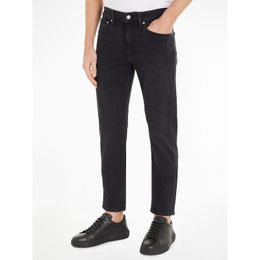 Calvin Klein Jeans Herren Slim-fit-Jeans &raquo;SLIM TAPER&laquo; mit Markenlabel schwarz 30, L&auml;nge 30