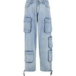 Urban Classics Herren Urban Classics Cargohose &raquo; Multi Pocket Denim Cargo&laquo; 34, Normalgr&ouml;&szlig;en