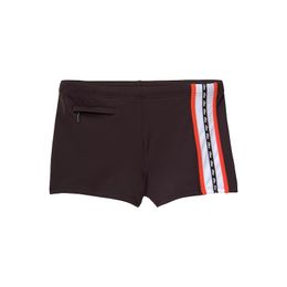 s.Oliver Herren s.Oliver Boxer-Badehose mit Rei&szlig;verschlusstasche braun 7, N-Gr