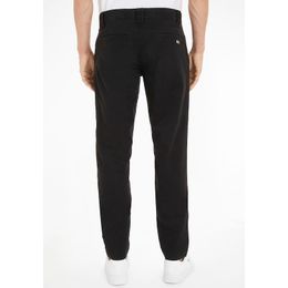 Tommy Jeans Herren Chinohose &raquo;TJM SCANTON CHINO PANT&laquo; mit Markenlabel schwarz 32, L&auml;nge 30