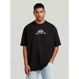 G-Star Raw G-Star Herren G-STAR T-Shirt &raquo;Multi Technique Graphic Relaxed T-Shirt&laquo; XL