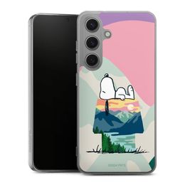 DeinDesign Galaxy S25 Handy Silikon H&uuml;lle Case transparent Handyh&uuml;lle Official Licensed Product Peanuts Snoopy Silikon Case