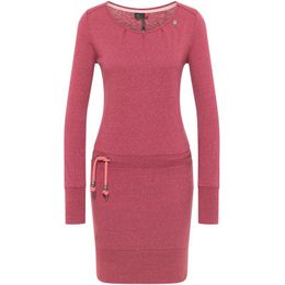 Ragwear Damen Jerseykleid &raquo;ALEXA&laquo; mit Kordelzug und kontrastigen Zierperlen-Besatz XS (34), N-Gr