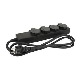 DAP-Audio DAP Multisocket Schutzkontakt 4-way 3x 1.5 mm&sup2; - IP-20 - 16A max.