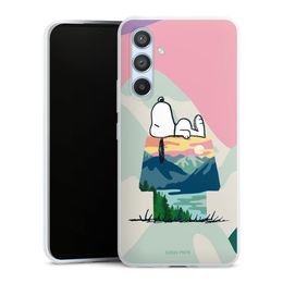 DeinDesign Galaxy A54 5G Handy Slim Case Silikon Handyh&uuml;lle transparent H&uuml;lle extra d&uuml;nn Official Licensed Product Peanuts Snoopy Silikon Slim Case