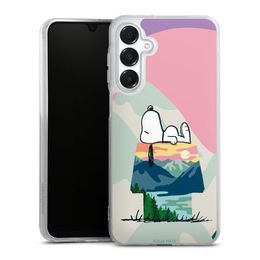 DeinDesign Galaxy A16 5G Handy Silikon H&uuml;lle Case transparent Handyh&uuml;lle Official Licensed Product Peanuts Snoopy Silikon Case