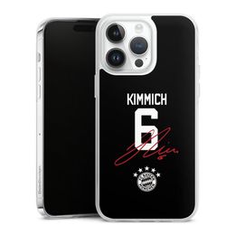 DeinDesign iPhone 14 Pro Max Handy Silikon H&uuml;lle Case transparent Handyh&uuml;lle Fcb Fc Bayern M&uuml;nchen Kimmich Silikon Case