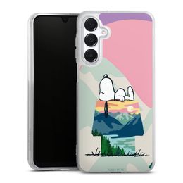 DeinDesign Galaxy A16 4G Handy Silikon H&uuml;lle Case transparent Handyh&uuml;lle Official Licensed Product Peanuts Snoopy Silikon Case