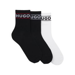 Hugo Underwear Damen HUGO Underwear Freizeitsocken &raquo;3P QSRIB SPORTY CC W&laquo; Packung, 3er, 3 Stk. tlg. mit kontrastfarbenem Logodetail bunt 39-42