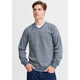 Blend Herren V-Ausschnitt-Pullover &raquo;BHBRUTON V-neck&laquo; blau M
