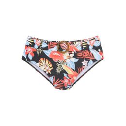 s.Oliver Damen s.Oliver Highwaist-Bikini-Hose &raquo;Marika&laquo; mit abnehmbarem G&uuml;rtel bunt 38, N-Gr