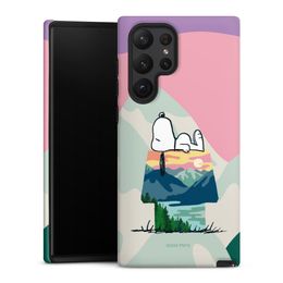 DeinDesign Galaxy S23 Ultra Handy Panzer Handyh&uuml;lle robuste Outdoor H&uuml;lle Schutzh&uuml;lle matt Official Licensed Product Peanuts Snoopy Tough Case