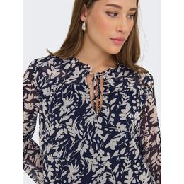 Only Damen Only Chiffonbluse &raquo;ONLDITSY L/S BLOUSE WVN&laquo; blau XS