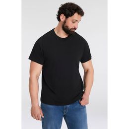 LEVI'S&reg; PLUS Levi's Plus Herren Levi's Plus Rundhalsshirt &raquo;BIG 2 PACK TEE&laquo; Packung, 2er-Pack, unifarben schwarz XXL (64/66)