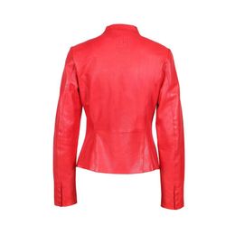 Freaky Nation Damen Lederjacke &raquo;Smoothly-FN&laquo; rot XS(34) Trachtenmode