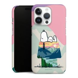 DeinDesign iPhone 14 Pro Handy Premium Case Smartphone Handyh&uuml;lle Schutzh&uuml;lle matt Official Licensed Product Peanuts Snoopy Premium Case