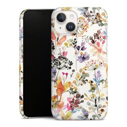 DeinDesign iPhone 14 Handy Premium Case Smartphone Handyh&uuml;lle Schutzh&uuml;lle matt Pastel Flower Muster Premium Case