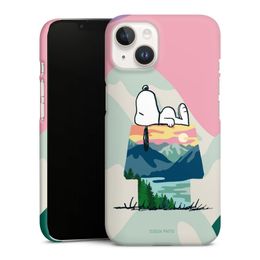 DeinDesign iPhone 14 Handy Premium Case Smartphone Handyh&uuml;lle Schutzh&uuml;lle matt Official Licensed Product Peanuts Snoopy Premium Case