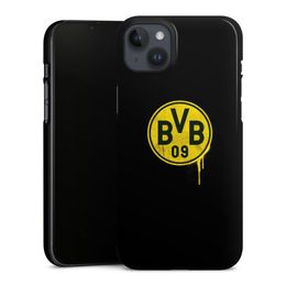 DeinDesign iPhone 14 Plus Handy Premium Case Smartphone Handyh&uuml;lle Schutzh&uuml;lle gl&auml;nzend Borussia Dortmund Official Licensed Product Bvb Premium Case