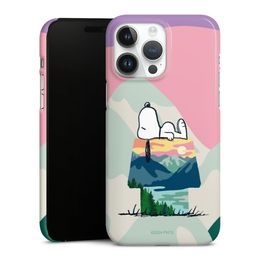 DeinDesign iPhone 14 Pro Max Handy Premium Case Smartphone Handyh&uuml;lle Schutzh&uuml;lle gl&auml;nzend Official Licensed Product Peanuts Snoopy Premium Case