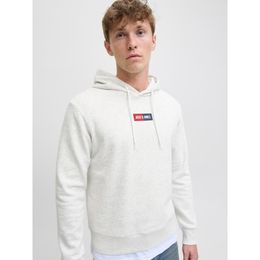 Jack & Jones Jack & Jones Herren Kapuzensweatshirt &raquo;JJPAN SWEAT HOOD&laquo; grau L