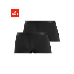 s.Oliver Herren s.Oliver Hipster Packung, 2 Stk. knapp sitzende Boxershorts aus weichem Modal schwarz XL, 2 Stk.