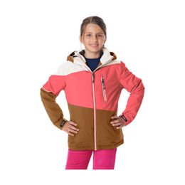 Killtec M&auml;dchen Skijacke &raquo;KSW 331 GRLS SKI JCKT&laquo; Atmungsaktive, wasserdichte Jacke mit Fleece-Innenseite, Skipasstasche orange 116