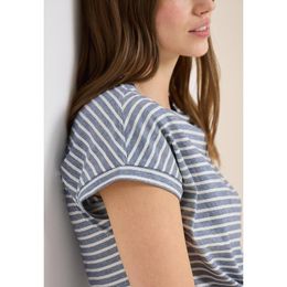 Cecil Damen Kurzarmshirt Sommershirt im Streifen-Look S (38)