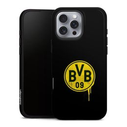 DeinDesign iPhone 16 Pro Max Handy Panzer Handyh&uuml;lle robuste Outdoor H&uuml;lle Schutzh&uuml;lle gl&auml;nzend Borussia Dortmund Official Licensed Product Bvb Tough Case
