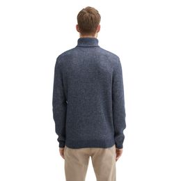 Tom Tailor Herren Tom Tailor Rollkragenpullover mit Rollkragen blau 3XL