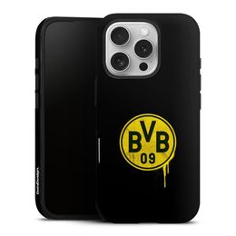 DeinDesign iPhone 16 Pro Handy Panzer Handyh&uuml;lle robuste Outdoor H&uuml;lle Schutzh&uuml;lle matt Borussia Dortmund Official Licensed Product Bvb Tough Case