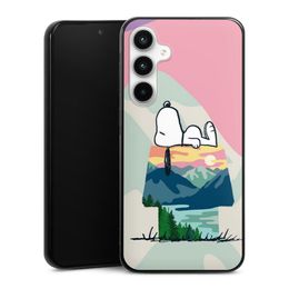 DeinDesign Galaxy A35 5G Handy Silikon H&uuml;lle Case schwarz Handyh&uuml;lle Official Licensed Product Peanuts Snoopy